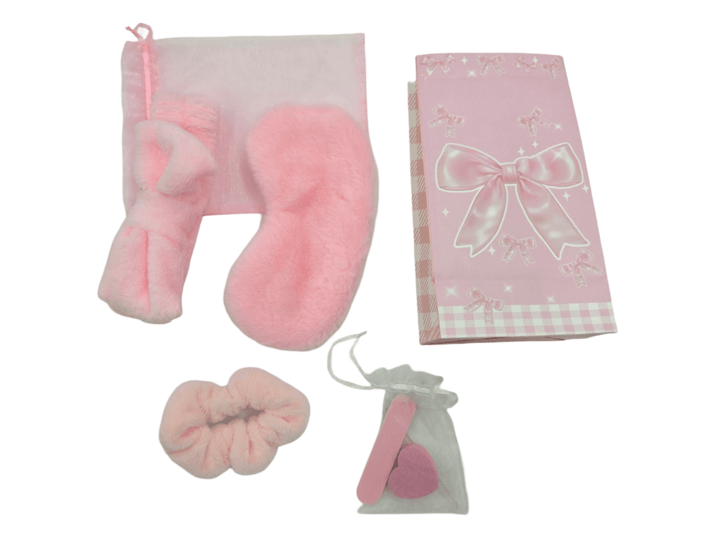 Personalized Blush Bow Bag Party Favors | Customized Return Gift Ideas ...